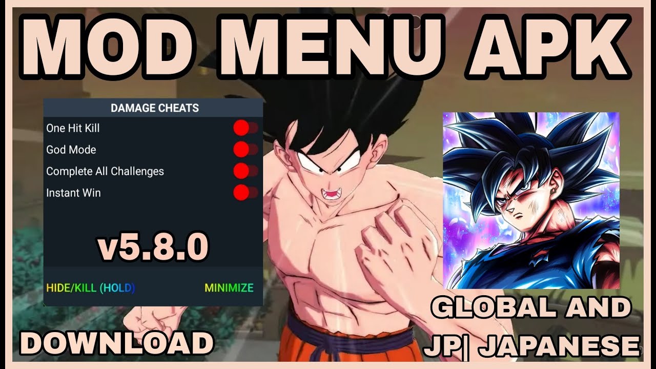 Dragon Ball Legends MOD MENU v5.8.0 APK / Dragon Ball Legends hack ...