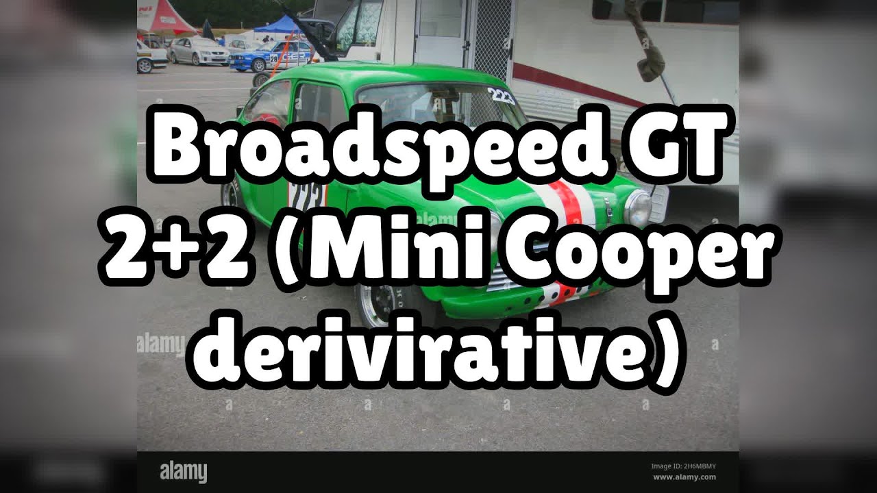 Photos of the Broadspeed GT 2+2 (Mini Cooper derivirative) | Not A ...