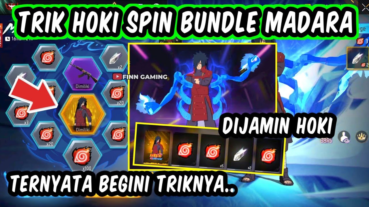TRIK SPIN HOKI BUNDLE MADARA !!! ternyata begini triknya - Tutorial ...