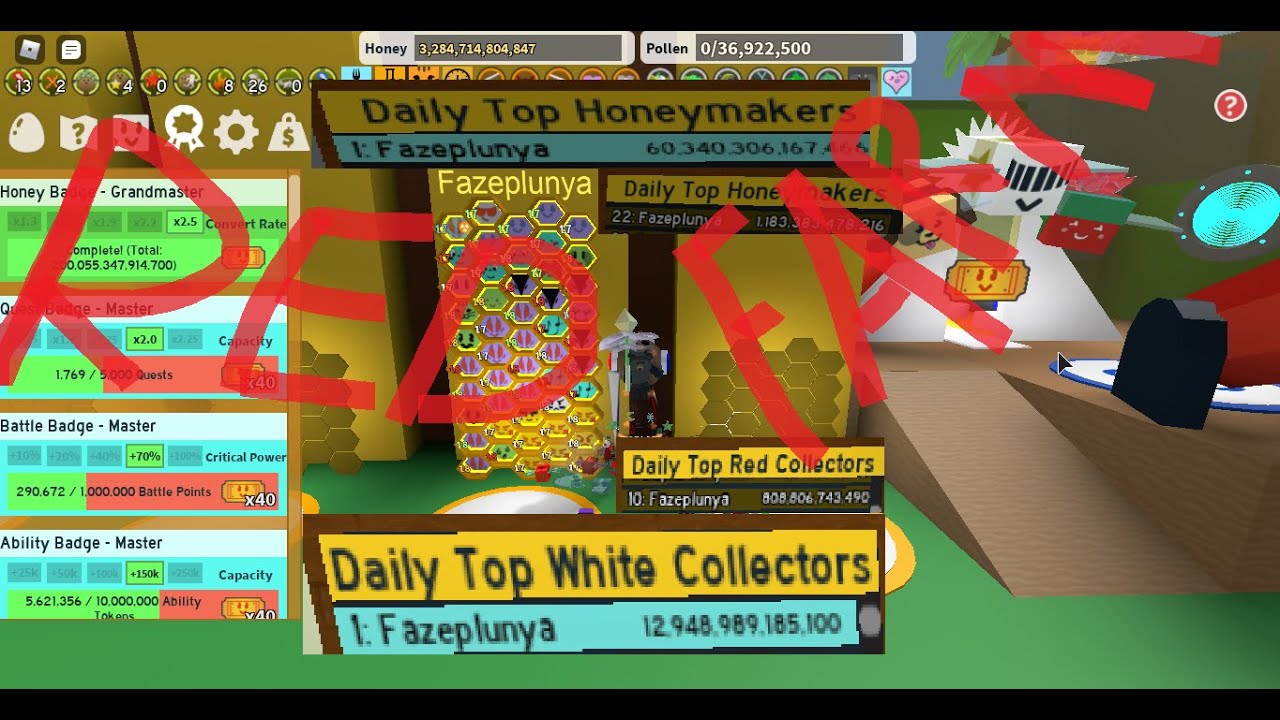 RED POLLEN FARM 1T HONEY ONE BOOST BEE SWARM SIMULATOR (x7 x3 ROSE ...
