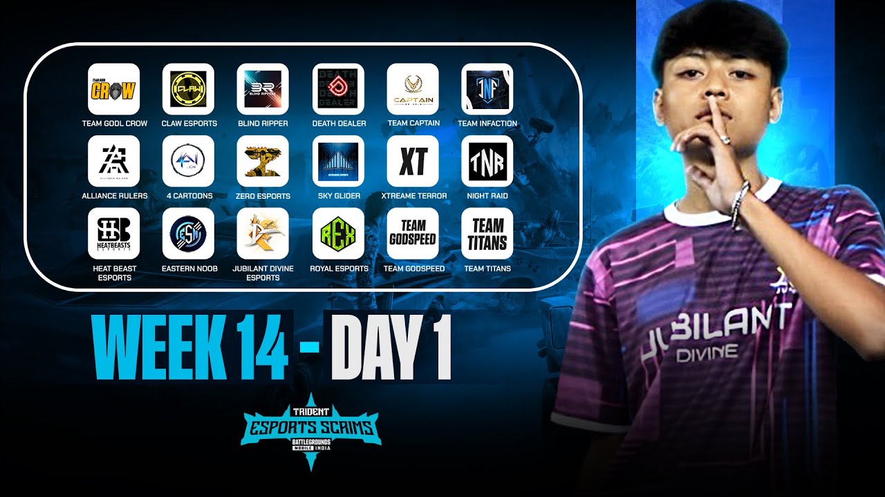 TRIDENT ESPORTS SCRIMS - PRO | WEEK 14 - DAY 1 - YouTube