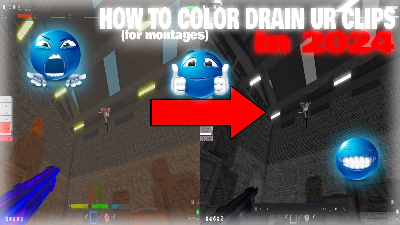 How To Color Drain Your Clips In 2024! - YouTube