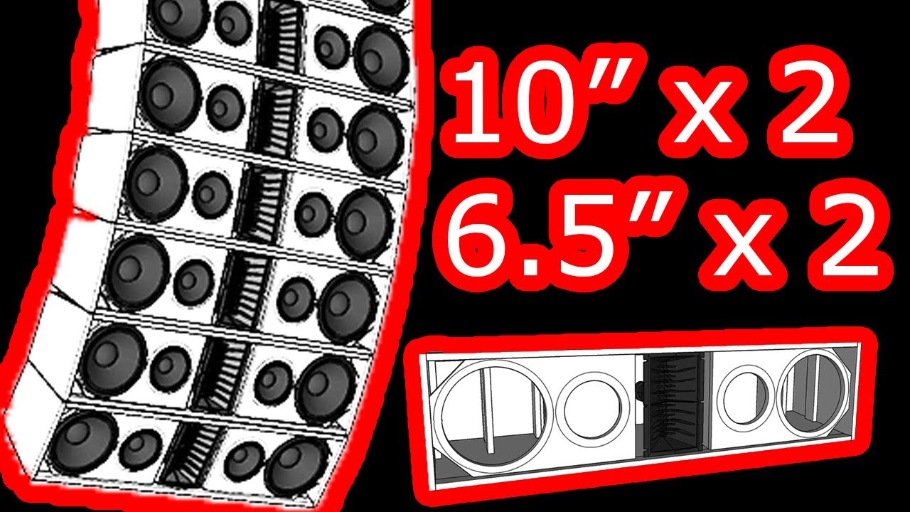 [PLAN] Line Array 10" x 2 6.5" x 2 - YouTube