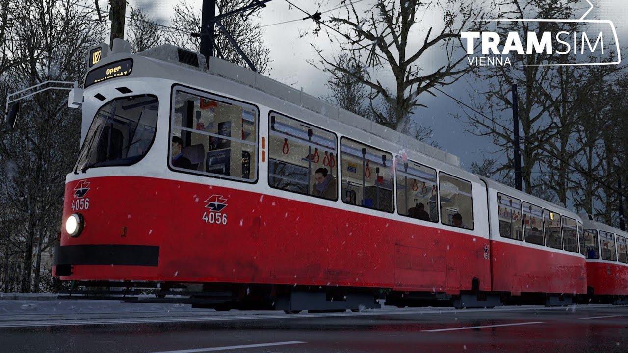 E2 Snow! - TramSim Vienna - YouTube