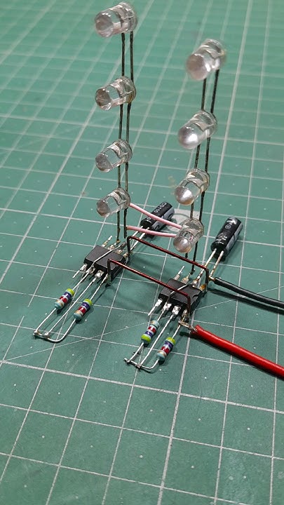 Police Strobe Light Circuit Electronics Project Ne555 Project Ledchaser Circuit Diagram