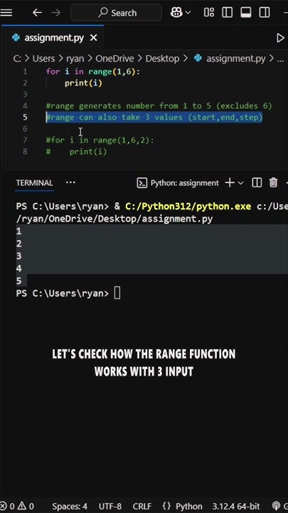 Master Python's For Loop under 30 seconds⚡ #pythonbasics #python #education - YouTube