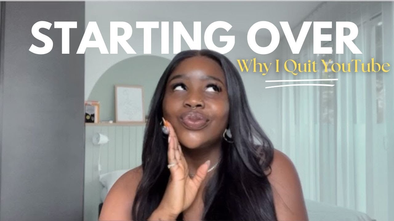 STARTING FRESH: Rebuilding My Life From Scratch - YouTube