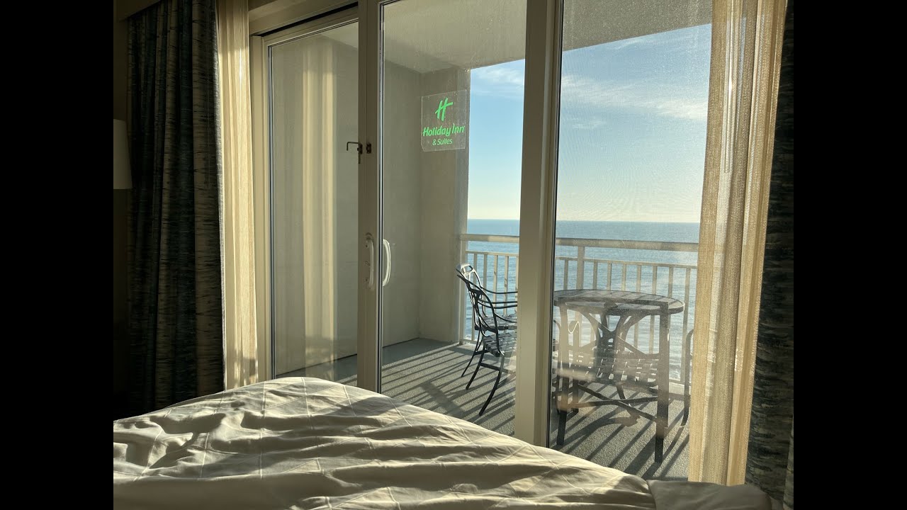 Holiday Inn Ocean City Ocean front Room Review - YouTube