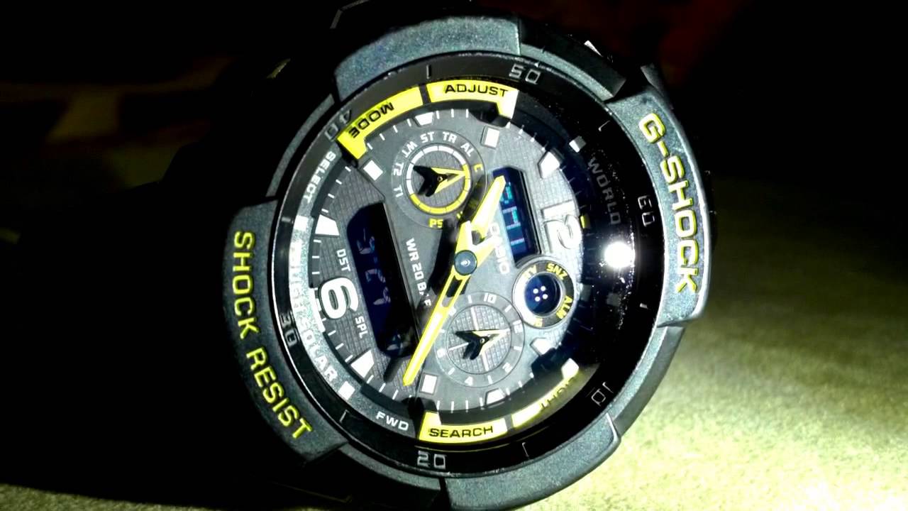 Timelapse - Casio G-Shock G1250B - YouTube