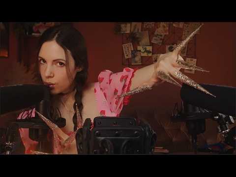 ASMR Max Sensitivity Ear Sounds (Very Close Whispering & Mic Scratching)