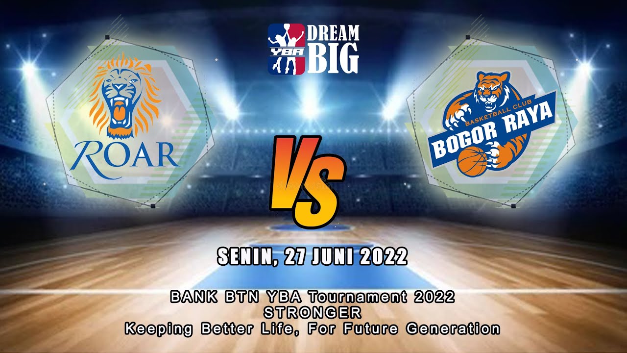 LIVE - ROAR JAKARTA VS BOGOR RAYA - YBA TOURNAMENT SUMMER 2022 - U10 ...