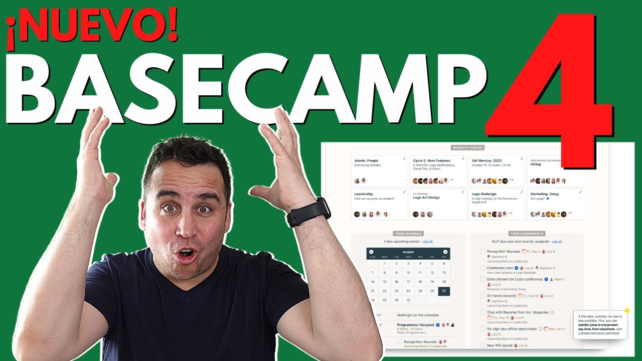 ¡ Nuevo Basecamp 4 ! - Administra todos tus proyectos en un único lugar - YouTube