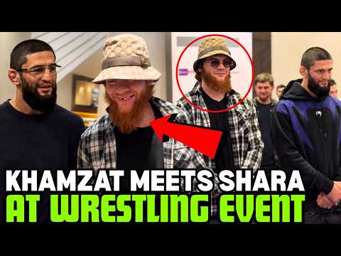 Khamzat Chimaev Meets Shara Bullet At Wrestling Event In Russia