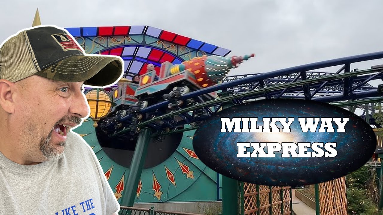 Epic Reaction to The Milky Way Express Roller Coaster at Tivoli Gardens ...