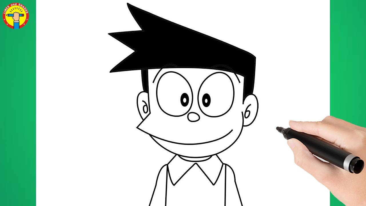 How to Draw Suneo - Step by Step | Doraemon | Easy Drawing Tutorial ...