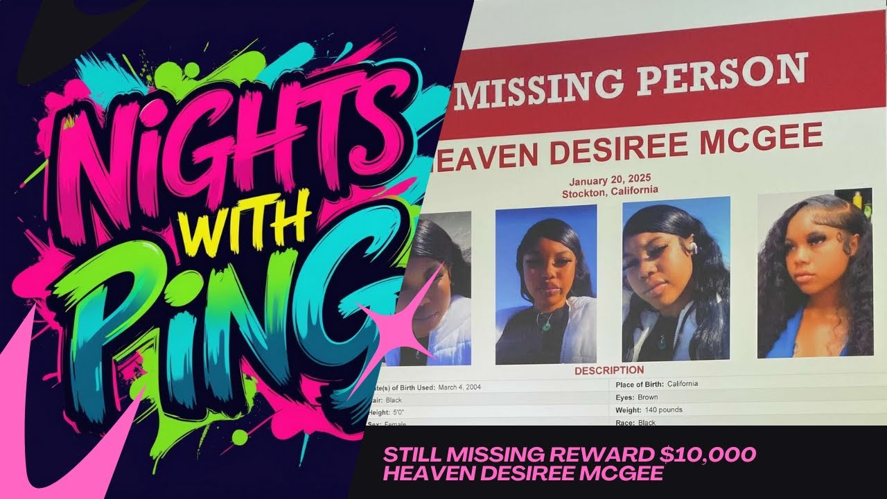 The Late Late Show - Missing Heaven Desiree McGee Reward $10,000 - YouTube