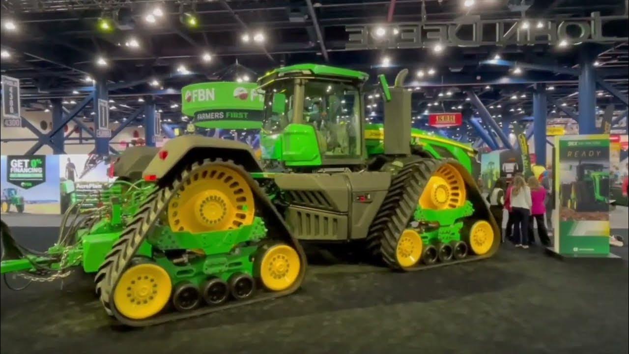 Complete walk-around of the new John Deere 9RX tractor on display at Commodity Classic '24 - YouTube