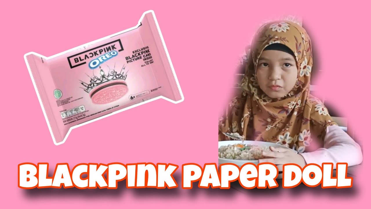 BlackPink oreo paper doll || ASMR BlackPink oreo - YouTube