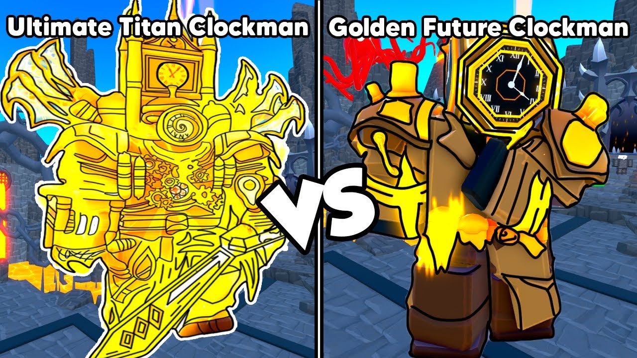 🎉Upgraded Titan Clockman vs Golden Future Clockman 😱Toilet Tower ...