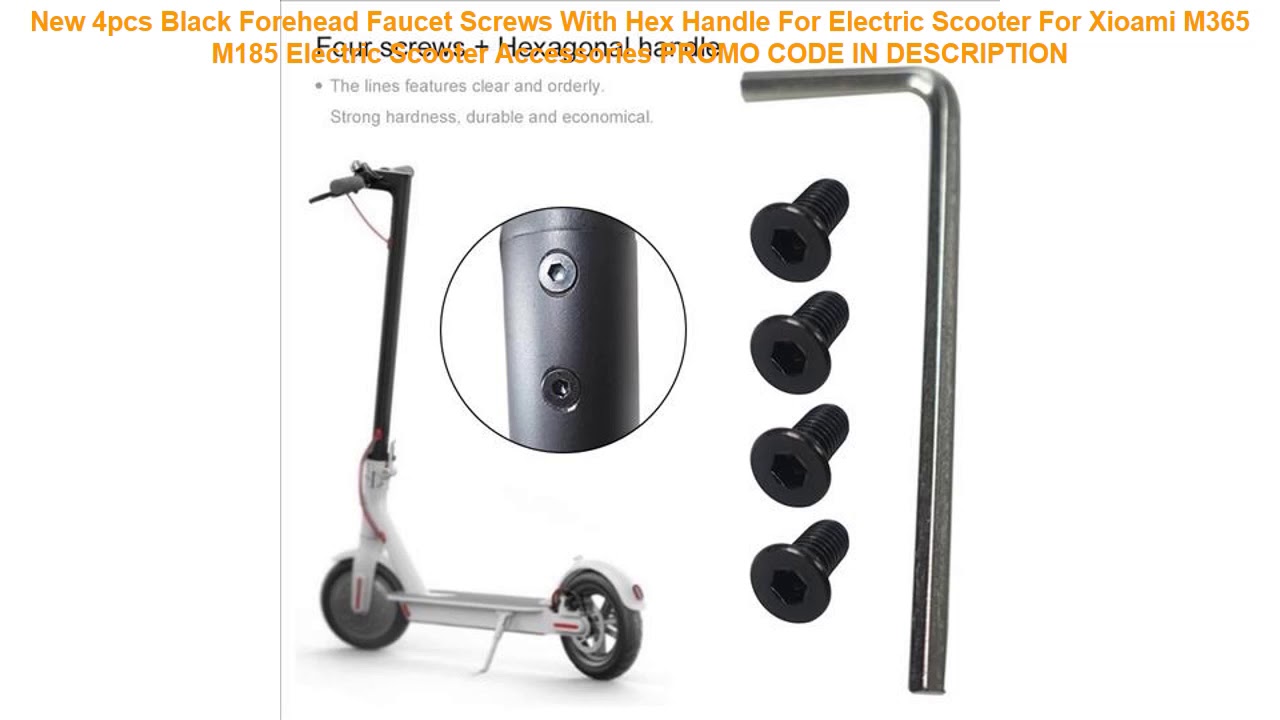Promo New 4pcs Black Forehead Faucet Screws With Hex Handle For ...