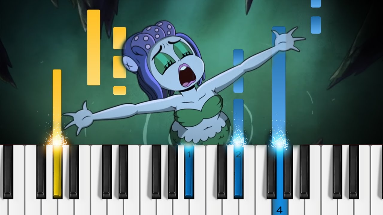 The Cuphead Show! - Cala Maria's Song - Piano Tutorial - YouTube