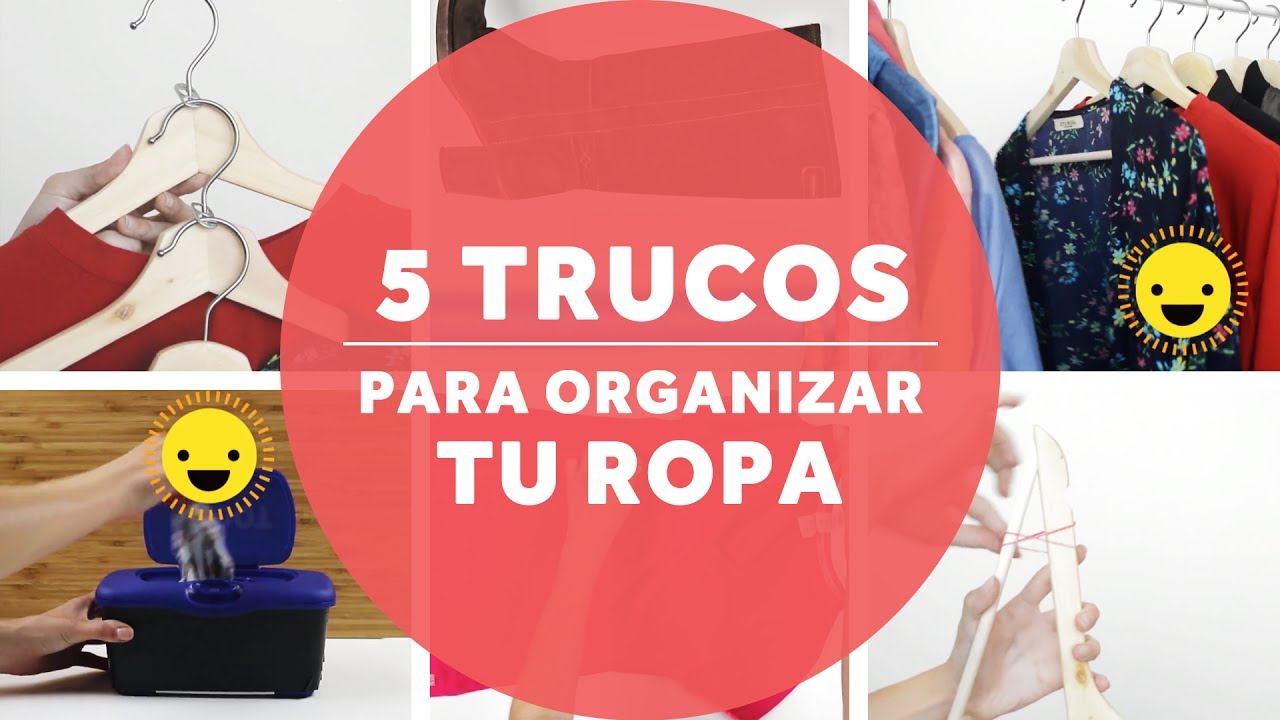 5 Increíbles trucos para organizar y ordenar tu ropa - YouTube