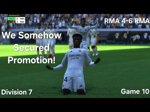 FC 25 Seasons | Division 7 - We Somehow Secured Promotion! (Game 10 ...