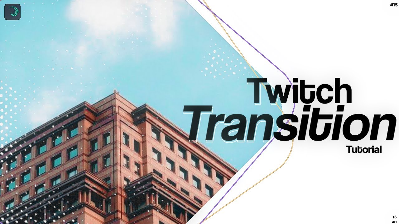 Twitch Transition tutorial - Alight Motion - YouTube