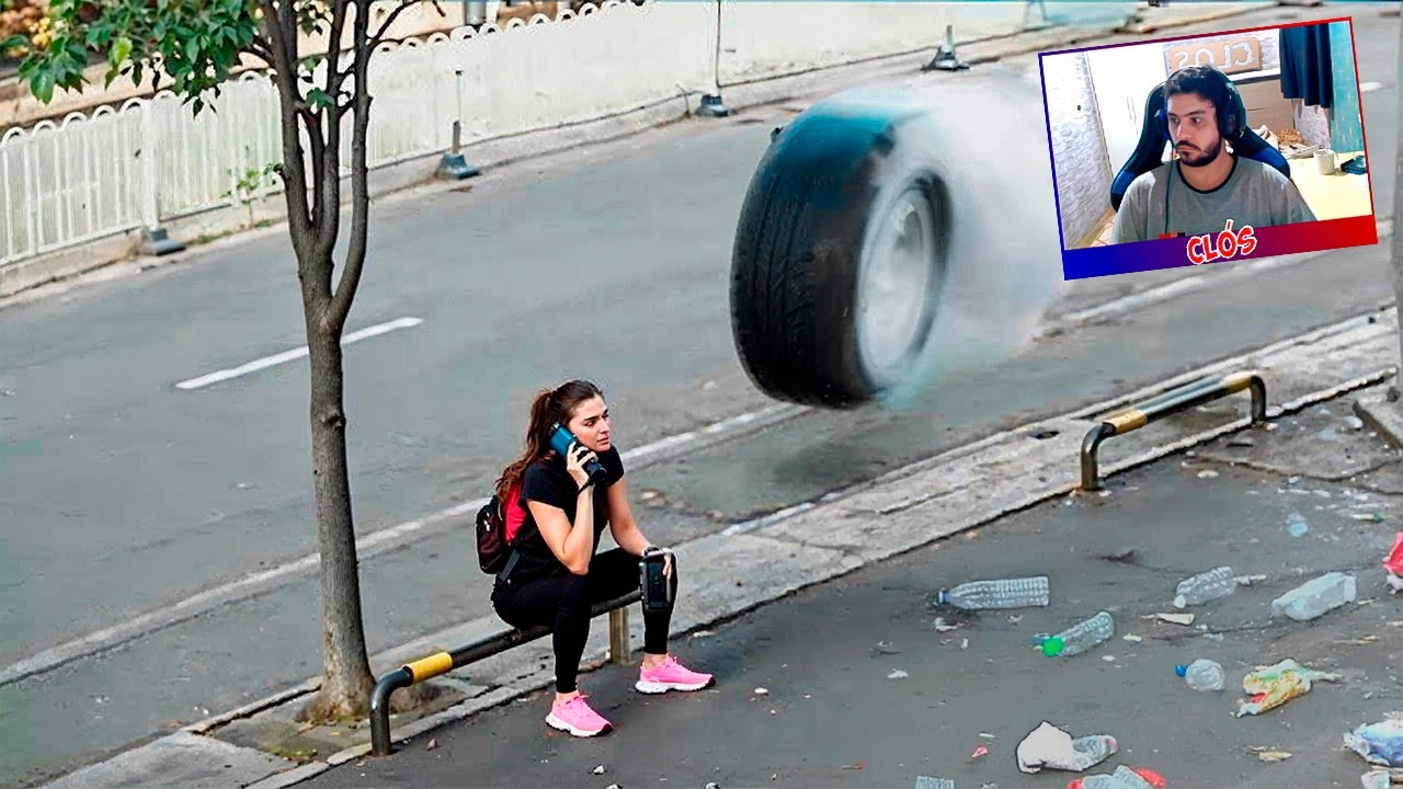 REACT - 17 PESSOAS MAIS SORTUDAS GRAVADAS PELAS CÂMERAS - YouTube