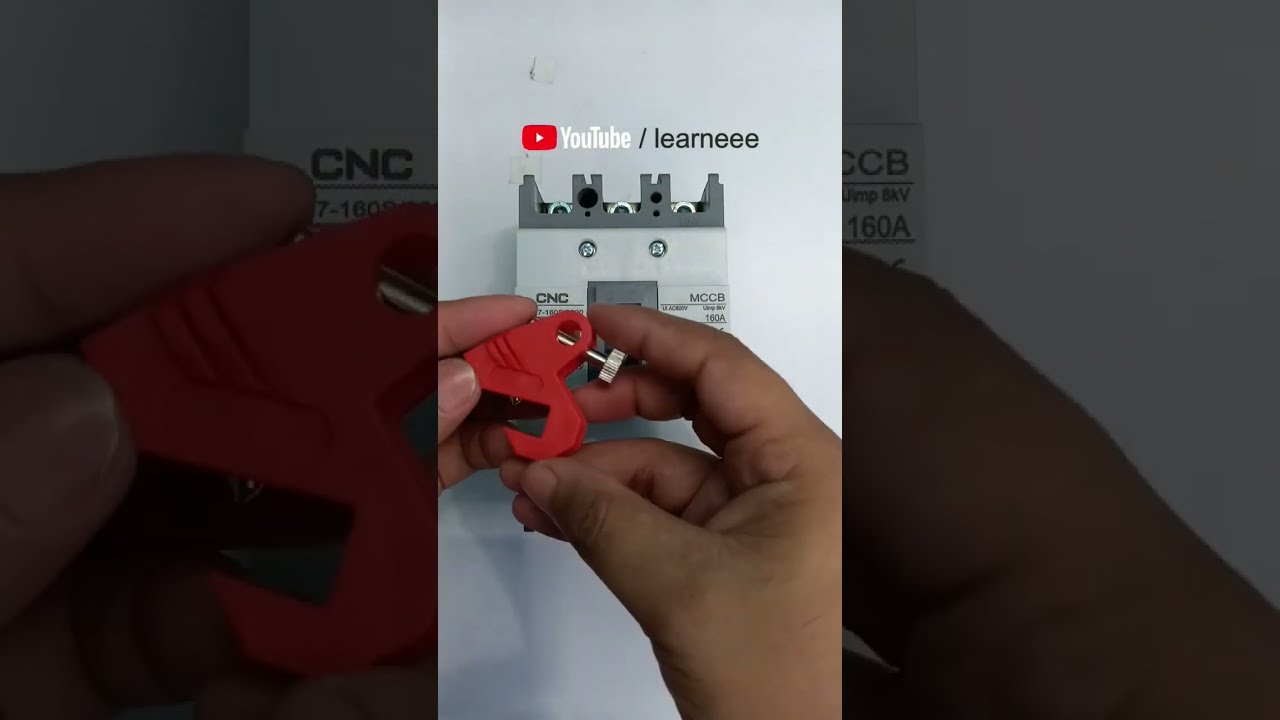 MCCB Lock out Tag out, Electrical work - YouTube