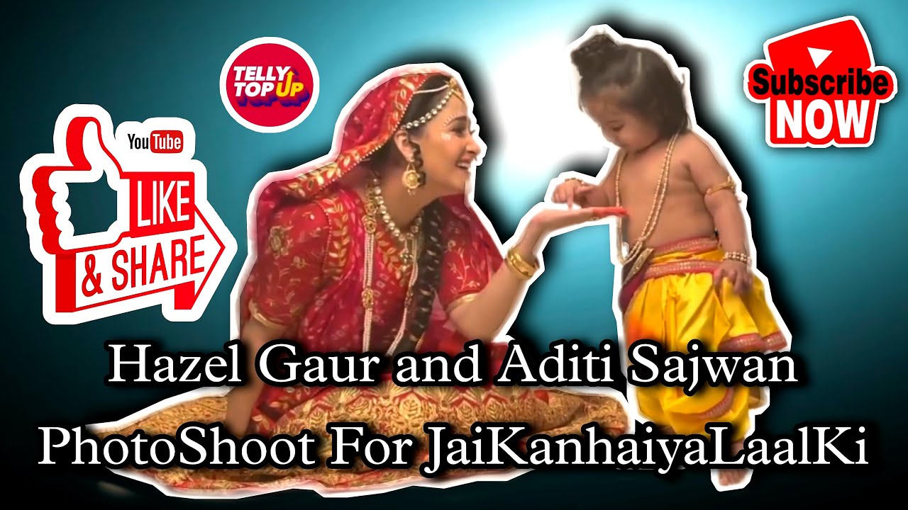 Hazel Gaur and Aditi Sajwan PhotoShoot for JaiKanhaiyaLaalKi ...