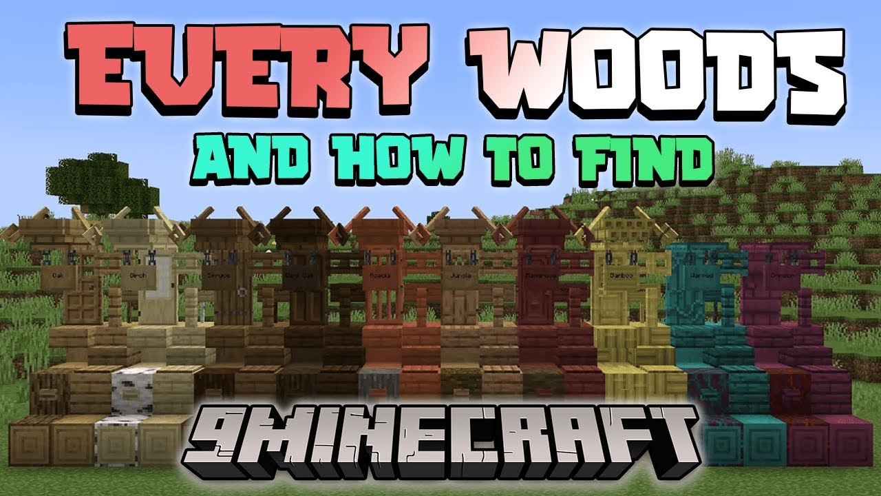 The Ultimate Guide: Each Wood Type & How To Find It In Minecraft 1.21. ...