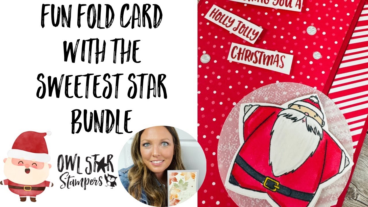 Cute Fun Fold Card Featuring the Sweetest Star Bundle - YouTube