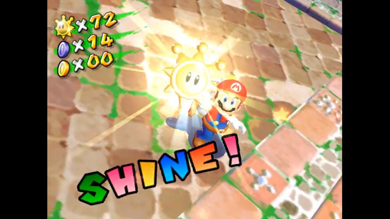 Super Mario Sunshine Gelato Beach Secret Shine - YouTube