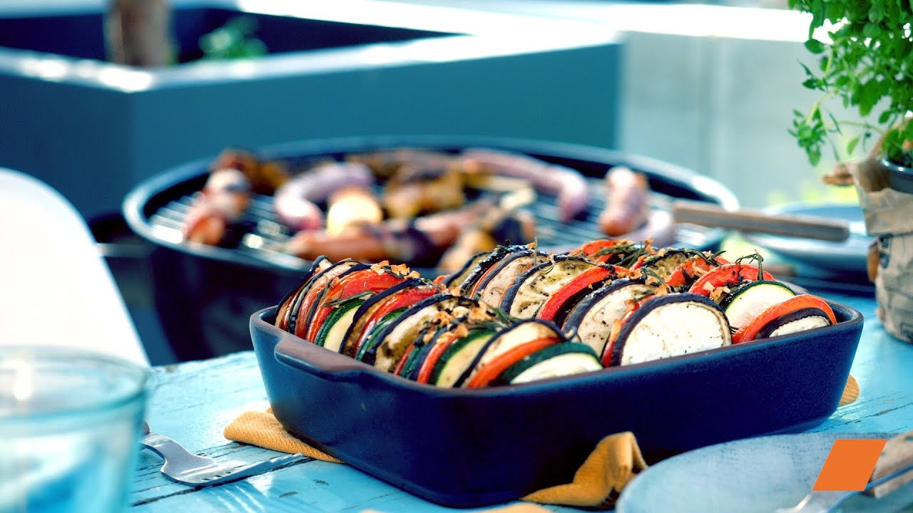 Plateau #bbq Junior et Tian de légumes à la provençale ☀️ - YouTube