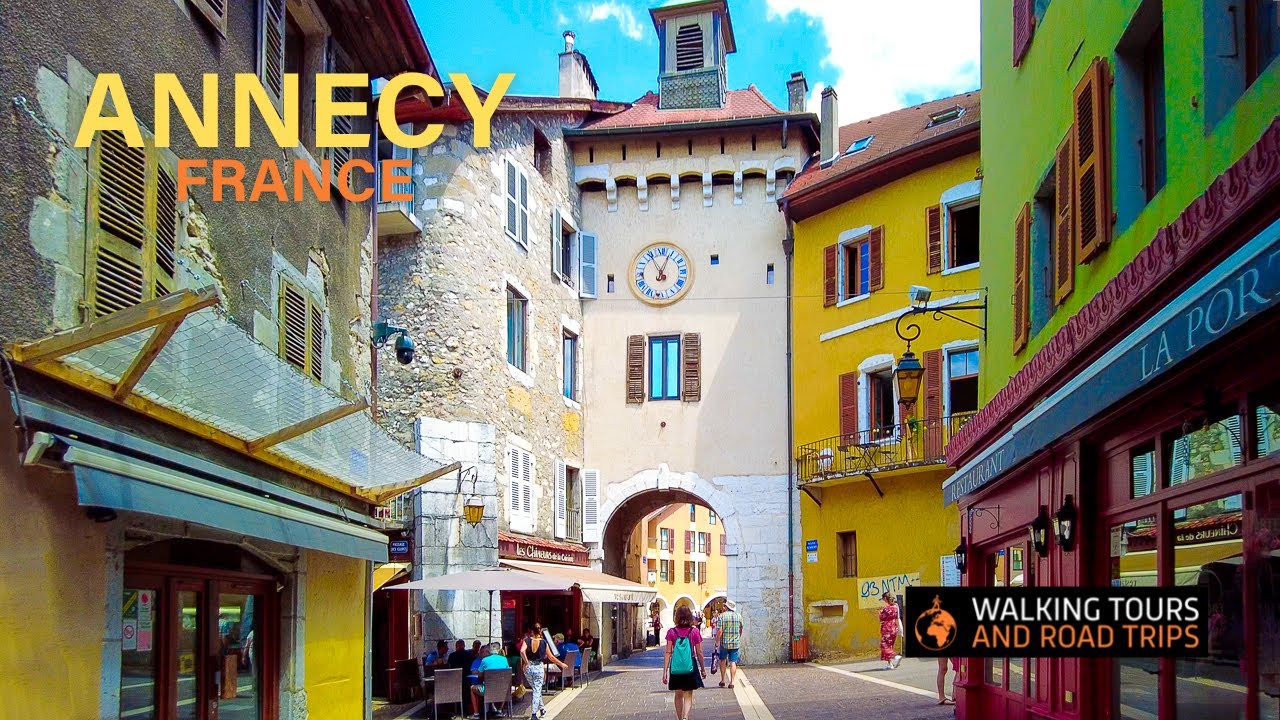 Annecy - Old French Town Walking Tour 4k - Most beautiful city in ...