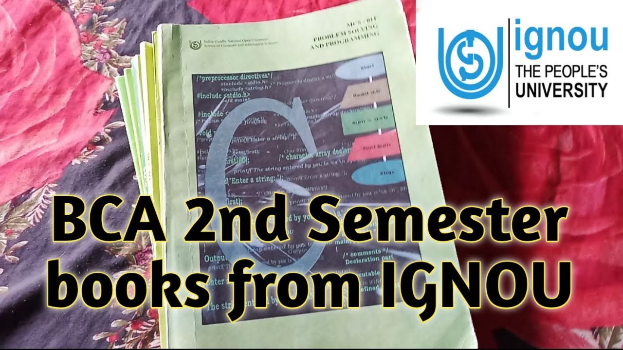 BCA 2nd Semester Books from IGNOU |Nehal Creation |2020-2021 #ignou ...