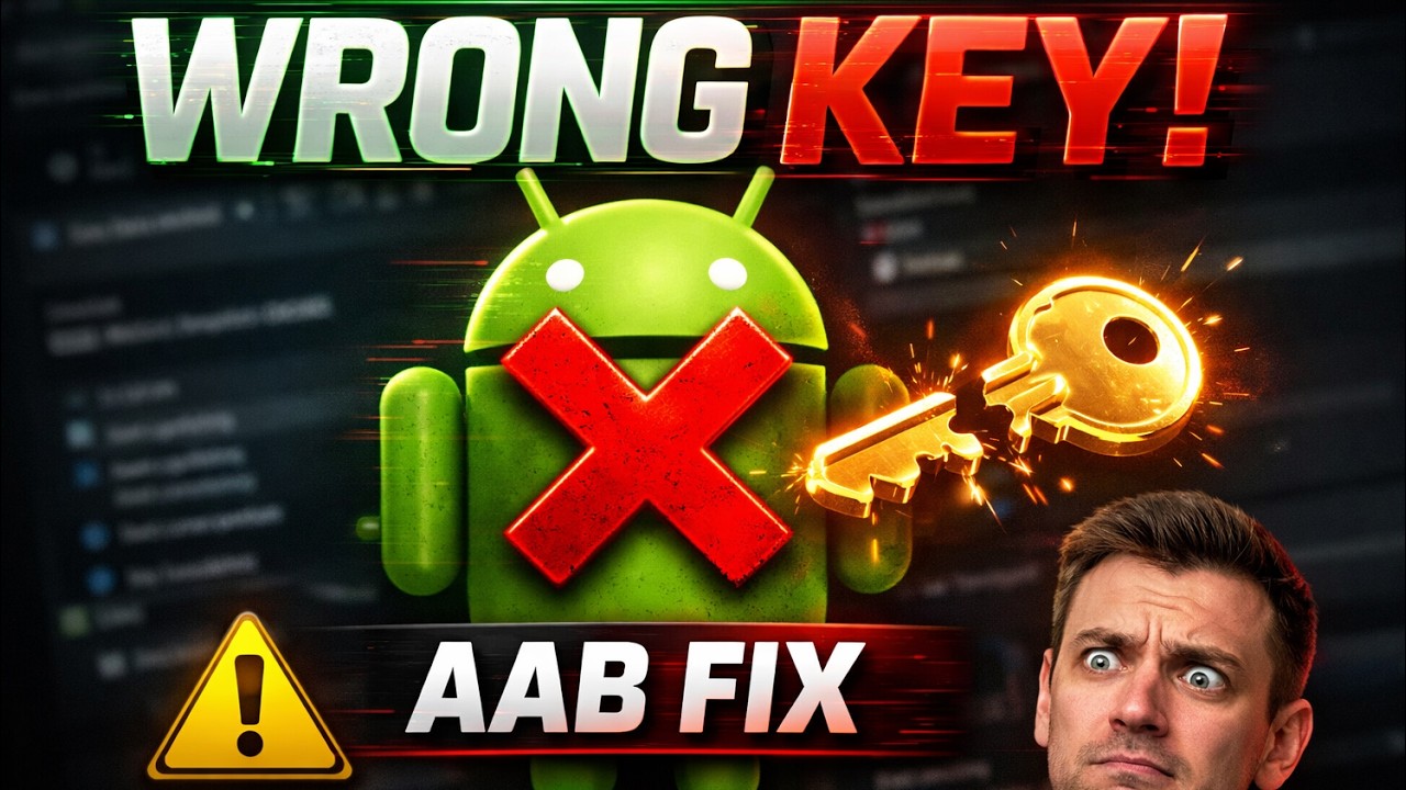 How to Fix the Error Your Android App Bundle is Signed With the Wrong ...