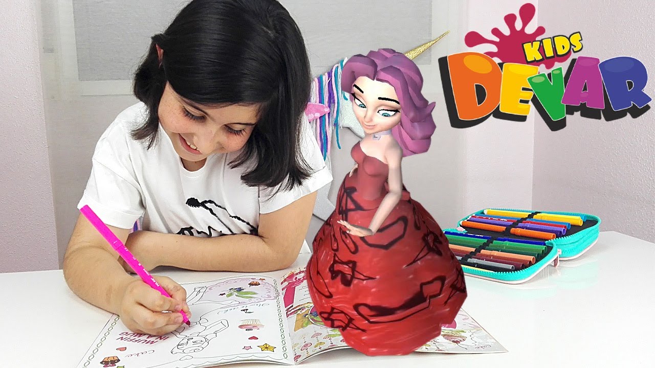 Cuadernos de Colorear en 4D Devar Kids - YouTube