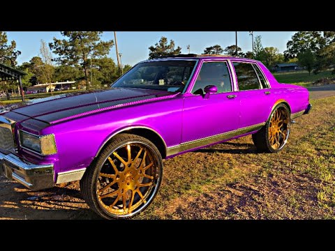 Candy Paint Box Chevys Big rims and More - YouTube