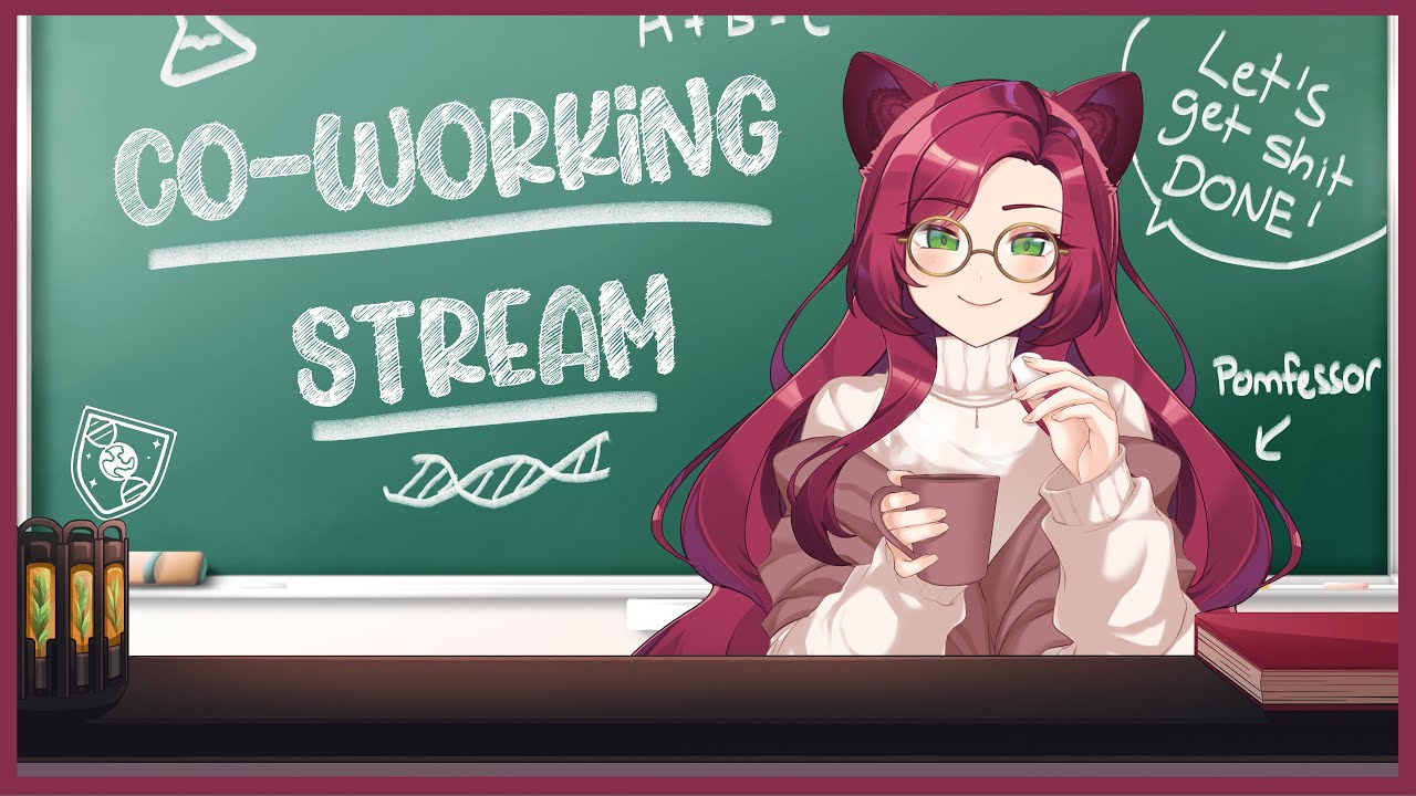 [Co-Working Stream] Working away on my Master's Thesis in Genetics ...