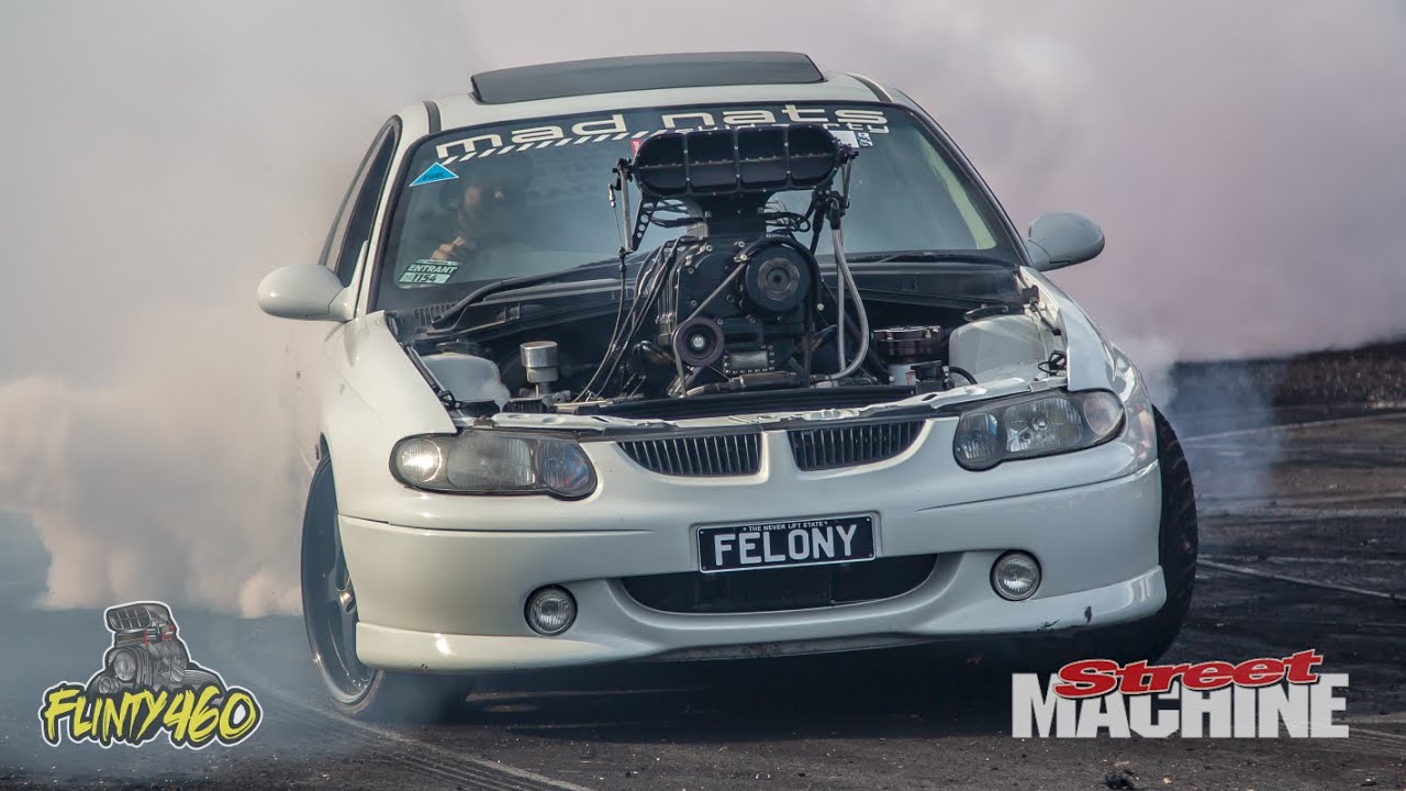 BLOWN INJECTED COMMODORE "FELONY" AT SUMMERNATS 36 - YouTube