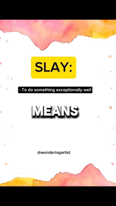 GenZ Slang - Slay ?? #genz #slang #ytshorts #slay #amaze #impress # ...