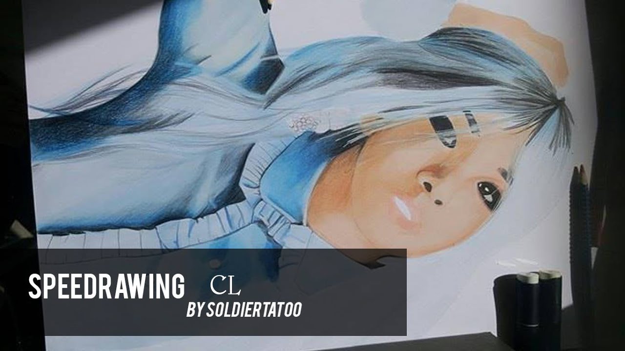 SPEED DRAWING CL from 2NE1 - YouTube