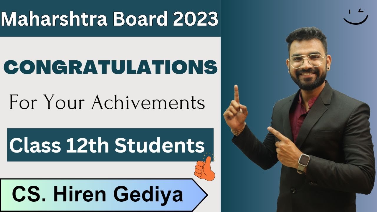 Congratulations everyone | Class 12th | HSC Board Result | Maharashtra ...