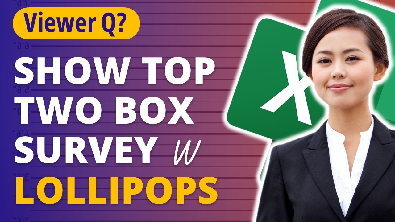 Show Survey Data with Stacked Bars or Lollipops in Excel!🔥 [EXCEL TIPS ...