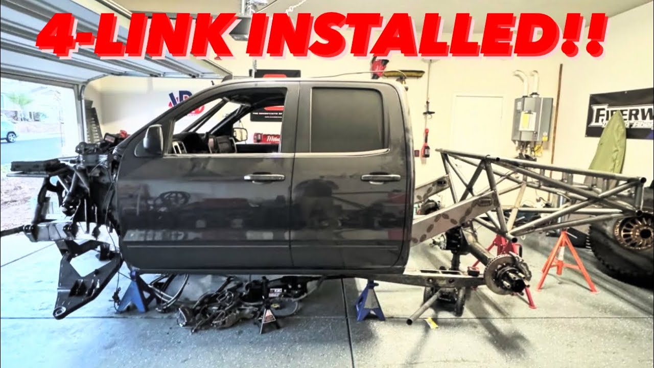 4 link suspension on my GMC sierra prerunner [ build series - PART 6 ...