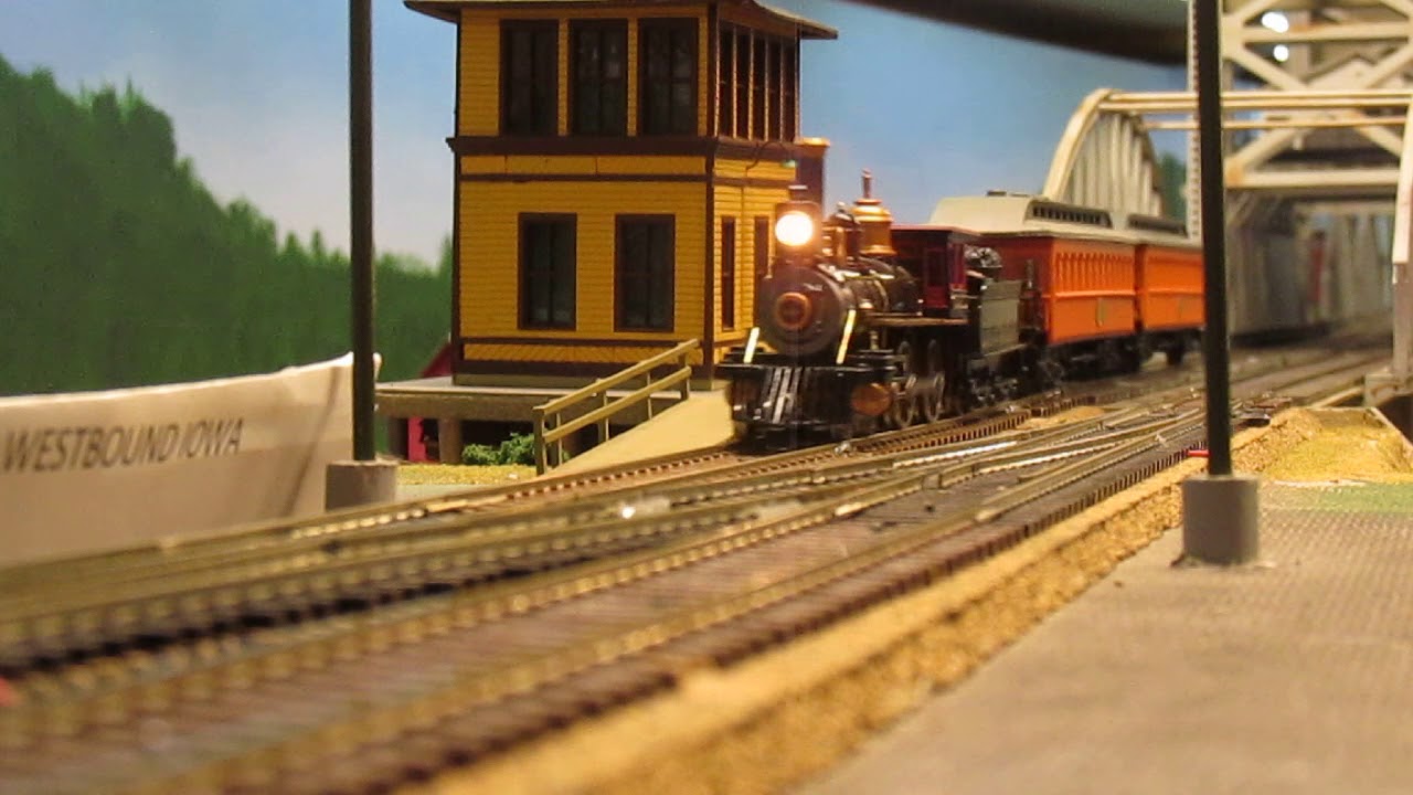 1800's era express passenger train highballing. - YouTube