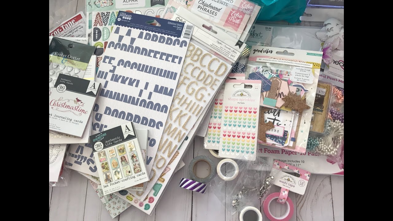 Card & Scrapbook Expo Craft Haul - YouTube