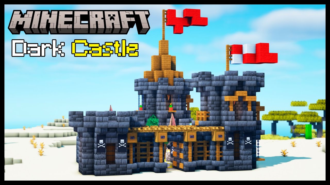 Minecraft: Easy Small Castle For Starter Survival - YouTube